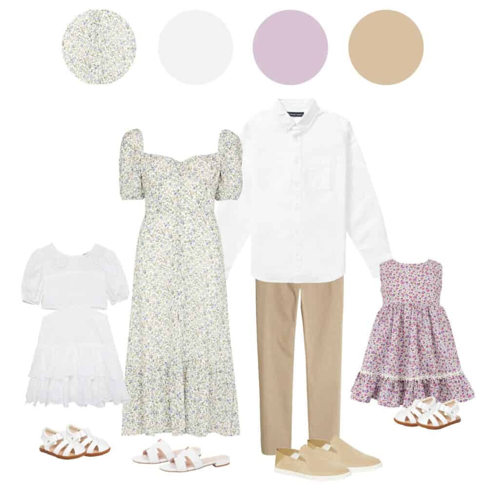 18+ Spring Family Photo Outfits You'll Love | stylish, elevated, and fun!