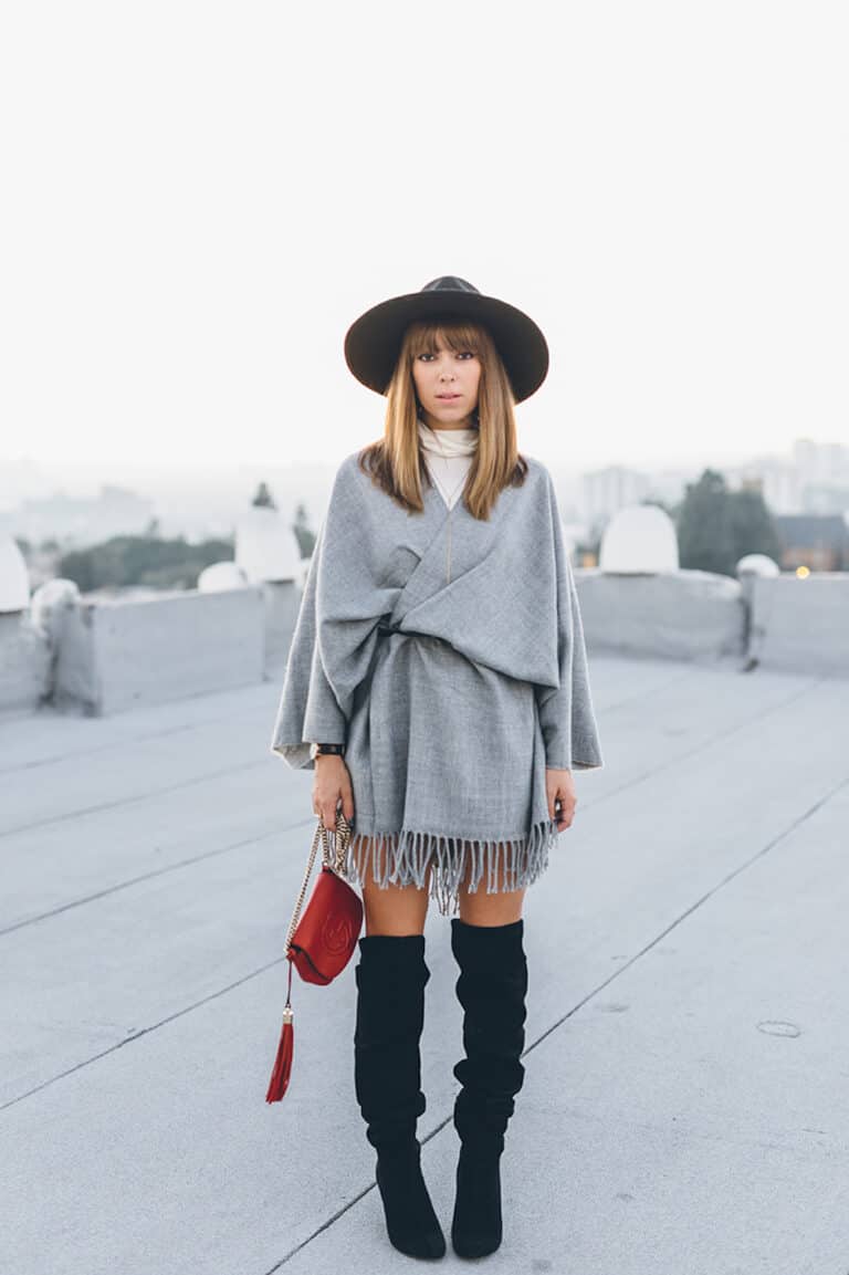 How to Wear a Poncho: Chic + Modern Outfit Ideas To Try in 2022!