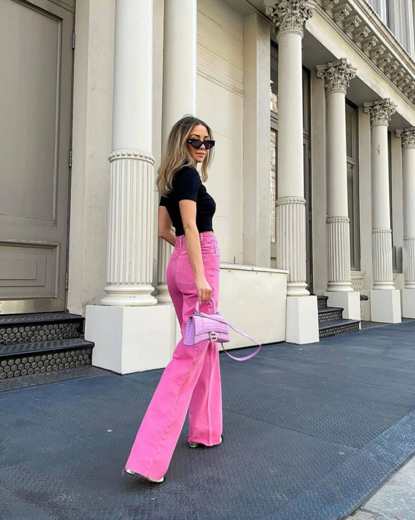15+ Pink and Black Outfit Ideas That Prove This Combo Is Still Hot!
