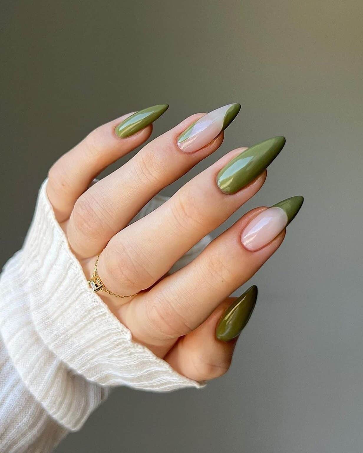 28+ Gorgeous Olive Green Nails You'll Fall For in 2024!