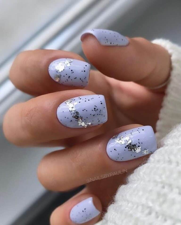 21+ Perfect Periwinkle Nails for Spring & Summer - modern, classy