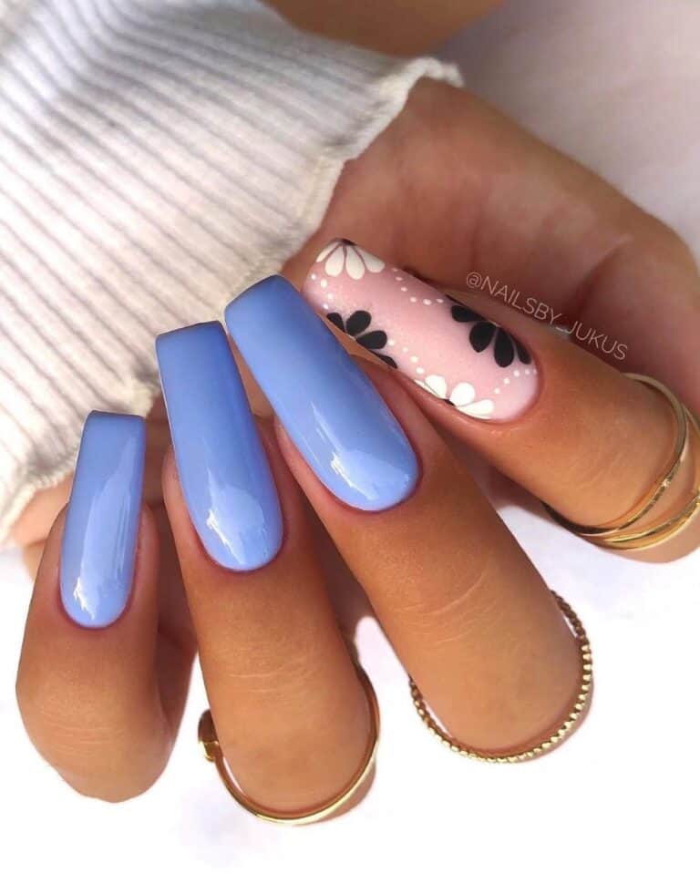 21+ Perfect Periwinkle Nails for Spring & Summer - modern, classy