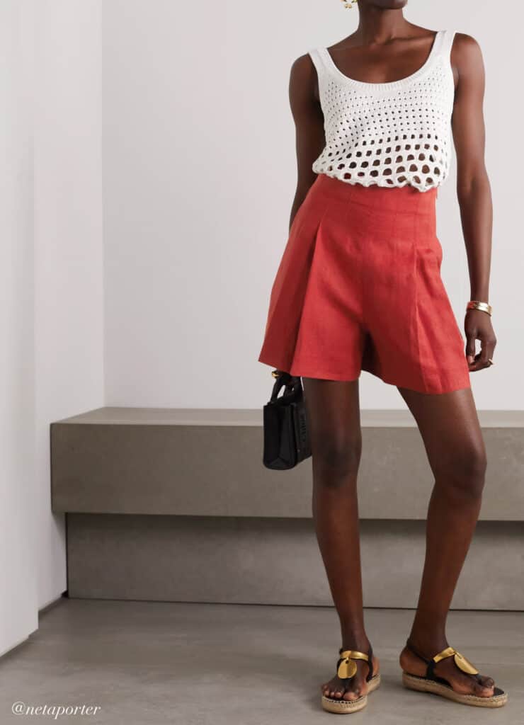15+ Linen Shorts Outfit Ideas For Spring, Summer & Vacay Mode!