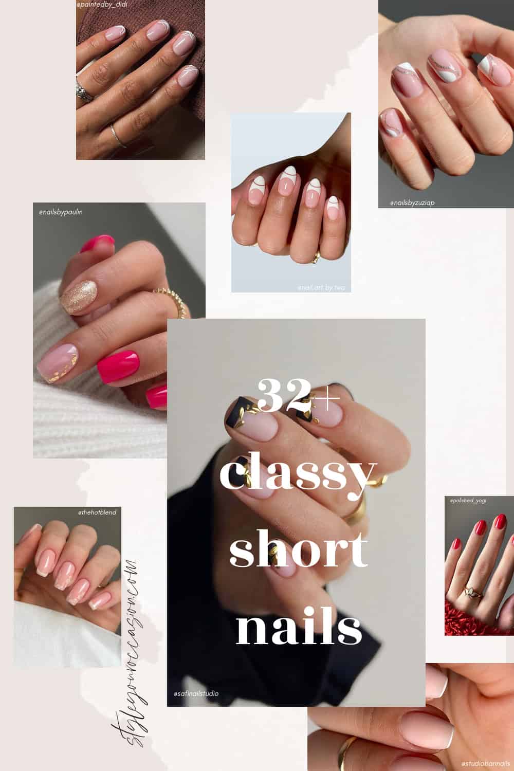 32+ Classy Short Nail Designs & Ideas For Every Season