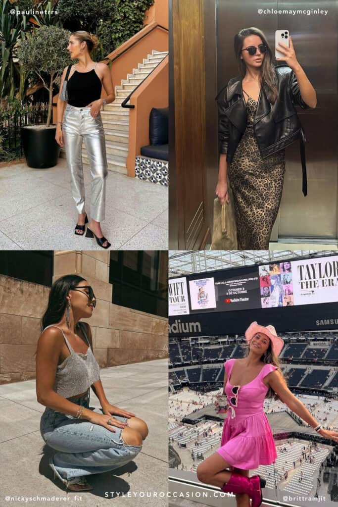 17+ Cool-Girl Concert Outfits for Summer 2024 - country, rock, rap..