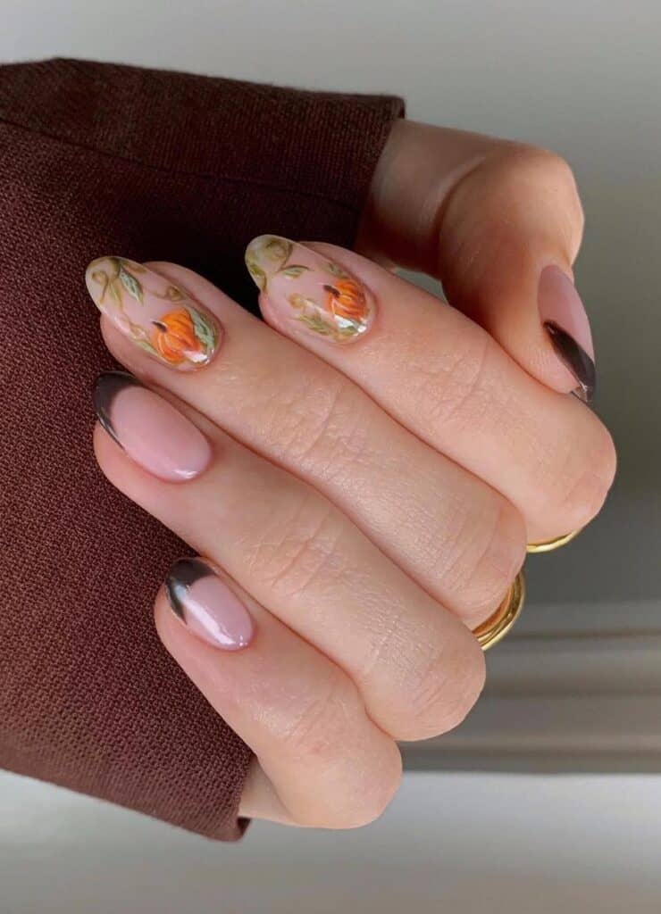 26+ Perfect Pumpkin Nails To Obsess Over This Season (2023)