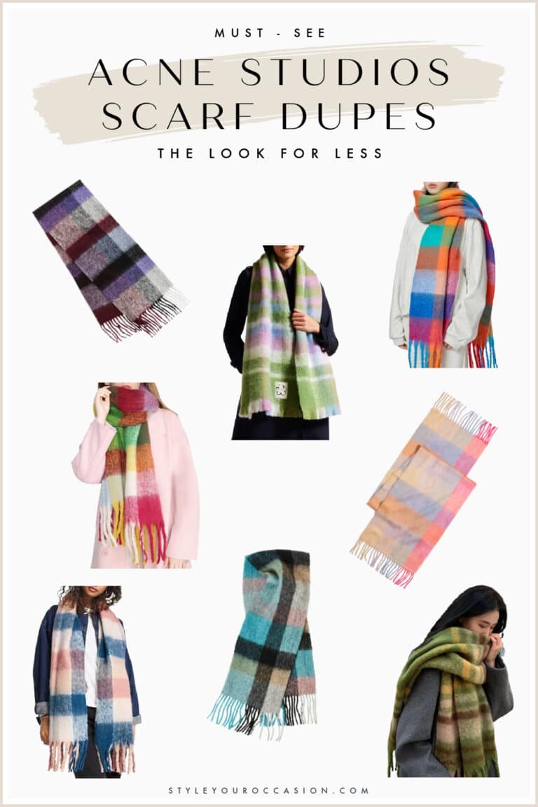 8+ Acne Studios Scarf Dupes That Don't Cost A Fortune (2023)