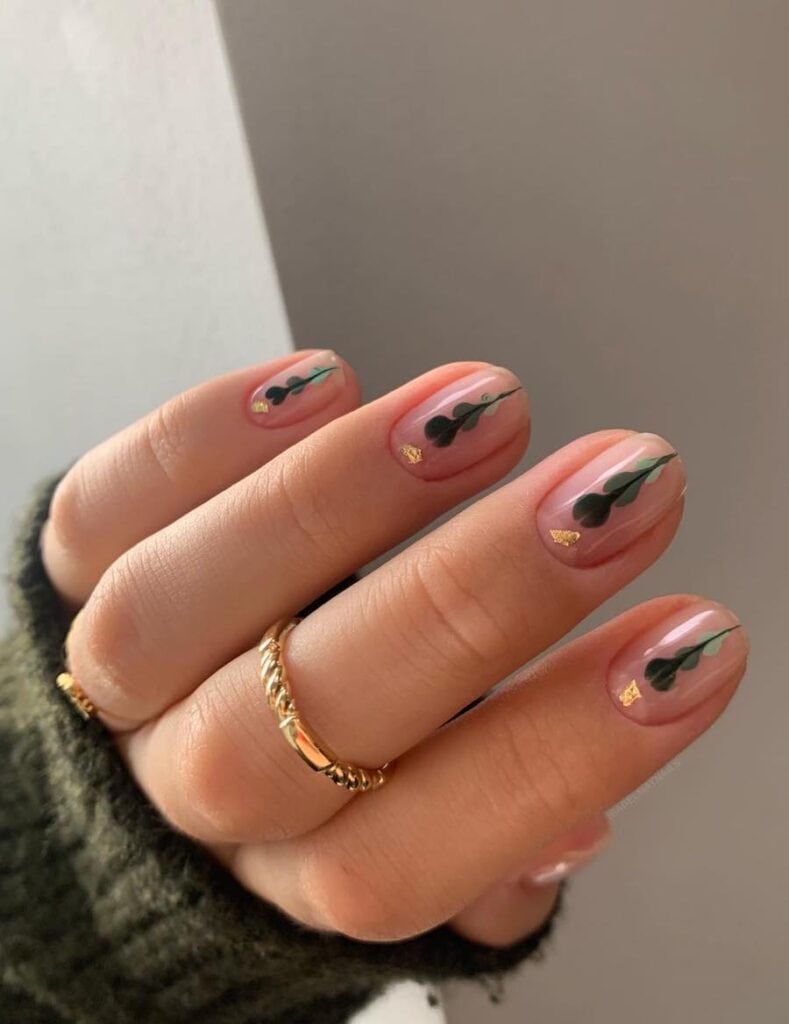 27+ Gorgeous Green Fall Nails With An Earthy Vibe for 2023