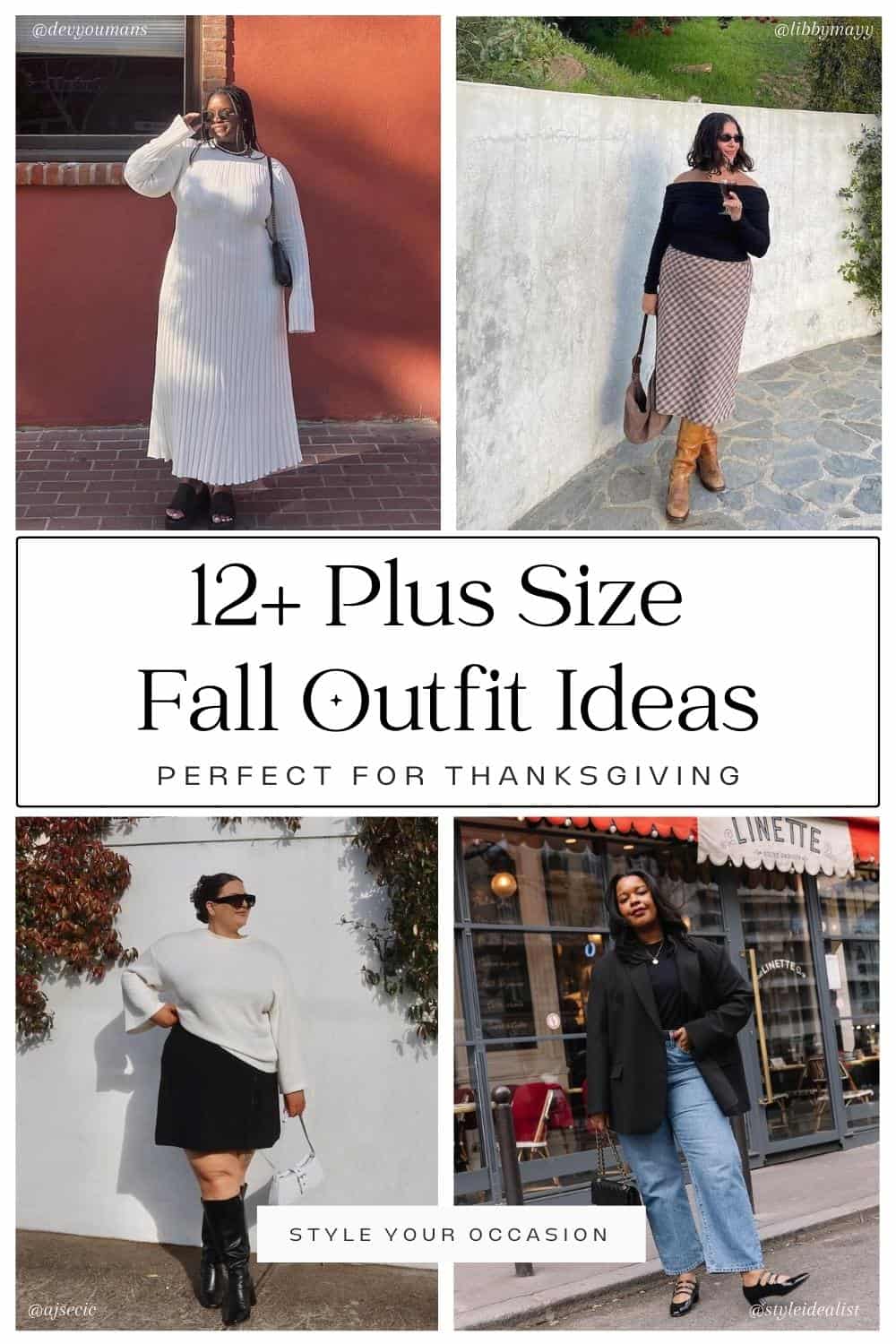 15+ Flattering Plus-Size Thanksgiving Outfits You'll Want To Try!
