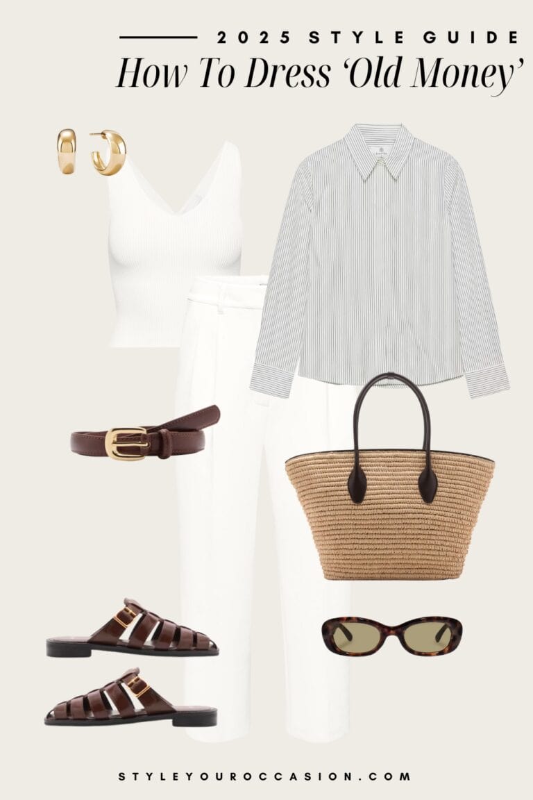 10+ Old Money Aesthetic Outfits to Copy In 2025 - style your occasion