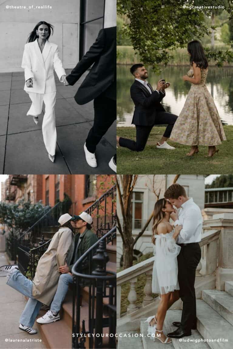 Engaged? Wear This For The Photos: 24+ Outfit Ideas (Casual + Dressy)