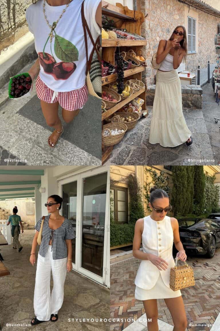 21+ European Summer Outfits That Are So Aesthetic