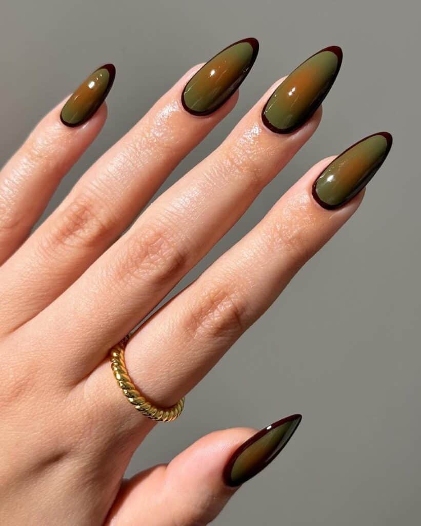 21+ Olive Green Nail Designs That Will Rule 2025