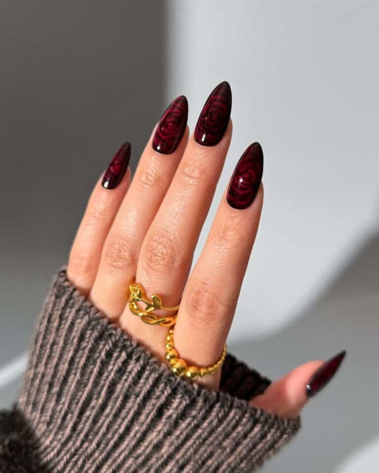 Vampy Vibes: 21+ Chic Nail Designs with Major Goth Energy 2025